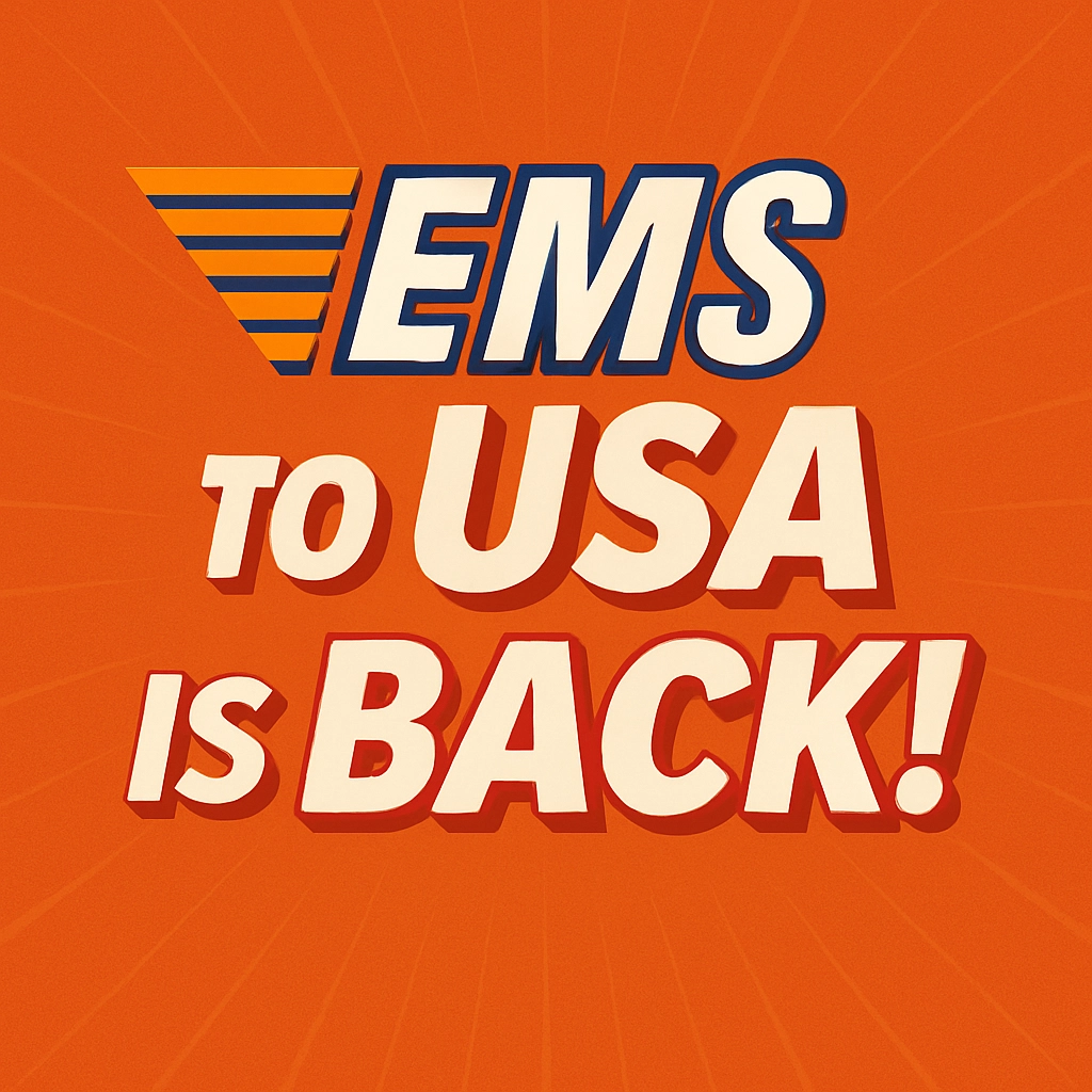 EMS to the USA Has Resumed – Danzzac